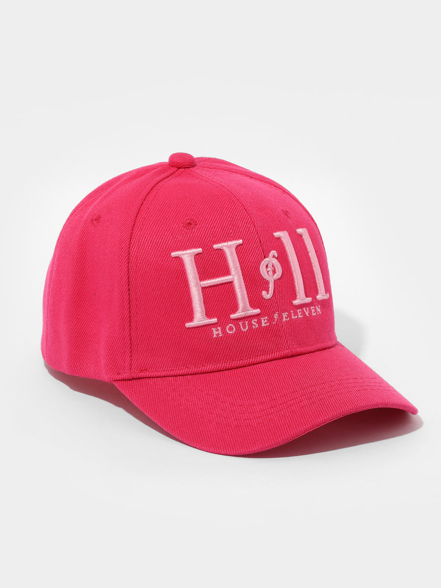 Pink HOF11 Embroidered Baseball Cap – House of Eleven by Silva Twins